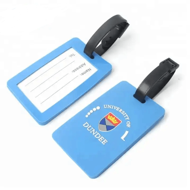Luggage Keychains Tag Wholesale Hot-Selling PVC Luggage Soft Plastic L