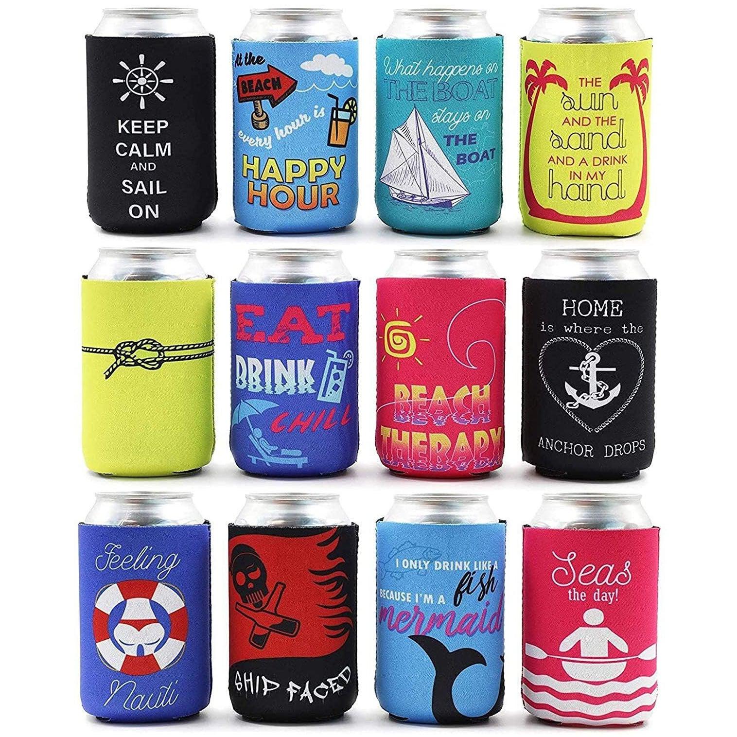 Custom 12oz Full Color Can Cooler Custom Logo 350ml Can Beer Sleeves