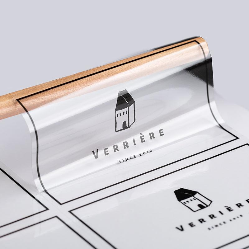 Custom High Quality Adhesive Transparent Packaging Label Sticker Decal